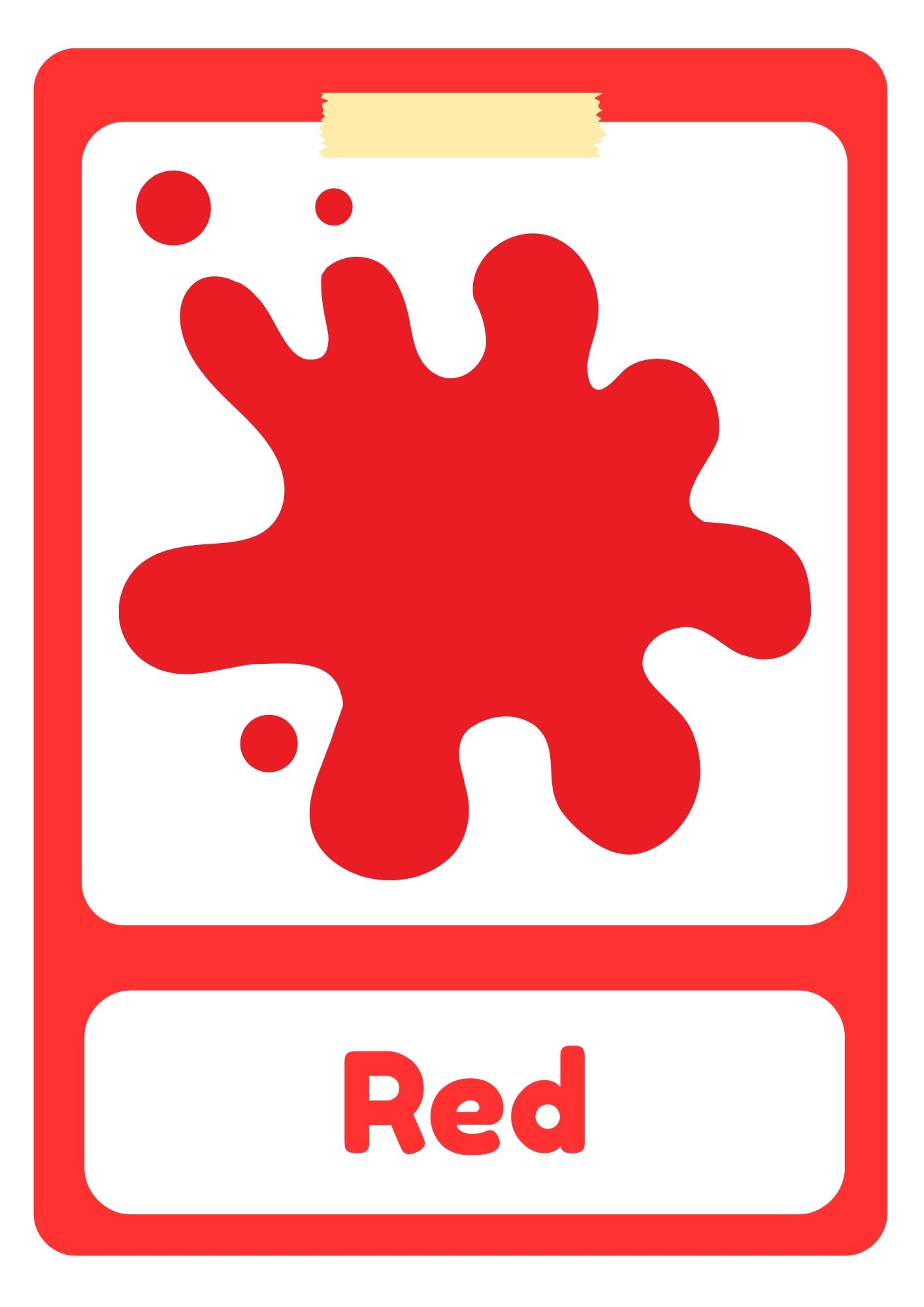 Colors Flashcards – kidsburrow.com