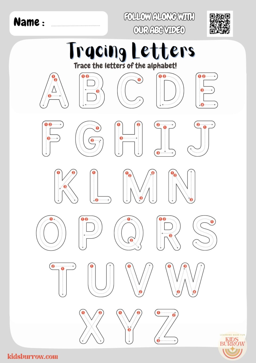 Alphabet – kidsburrow.com