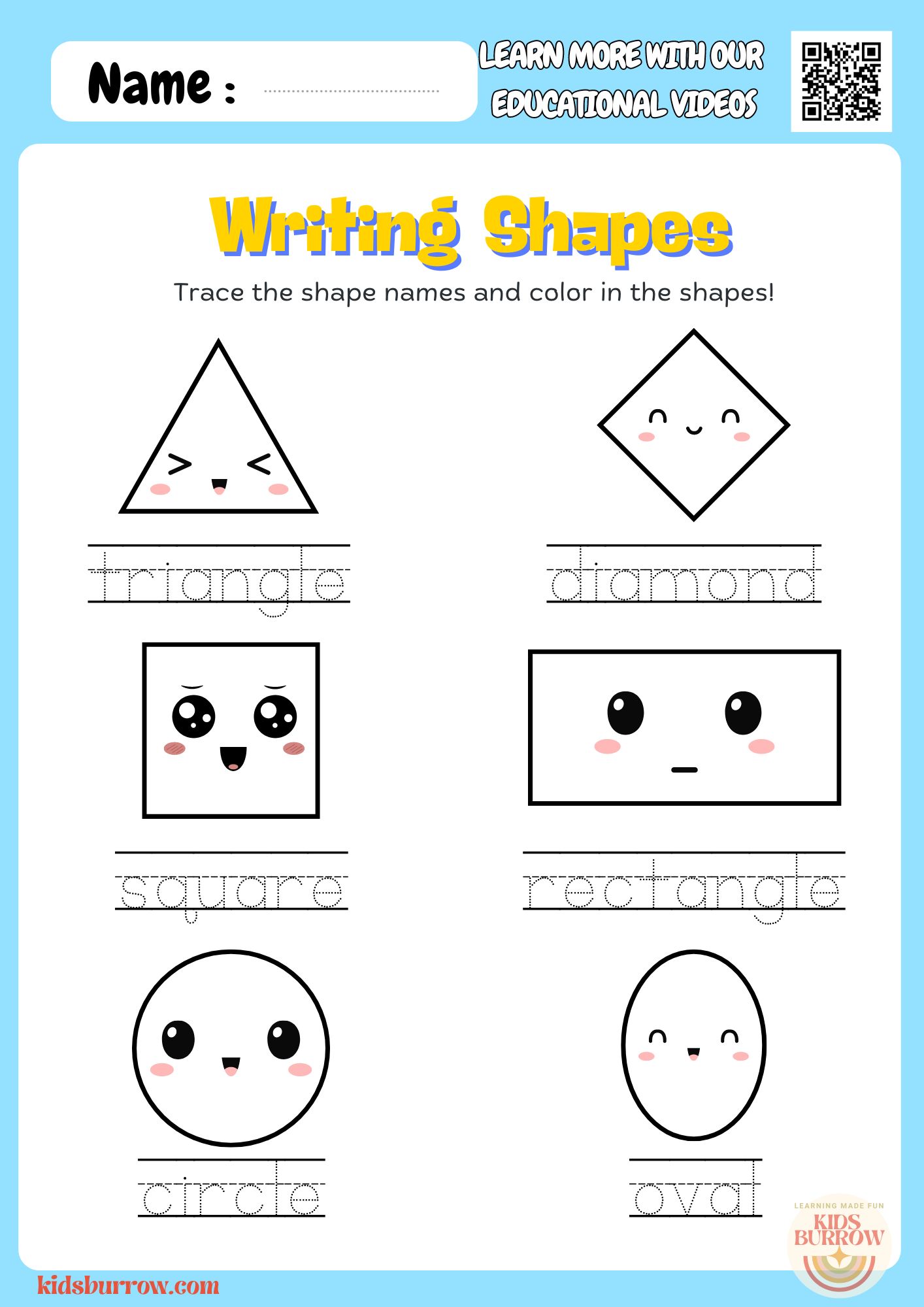 Shapes – kidsburrow.com