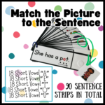 CVC Sentence Strips Activity – kidsburrow.com